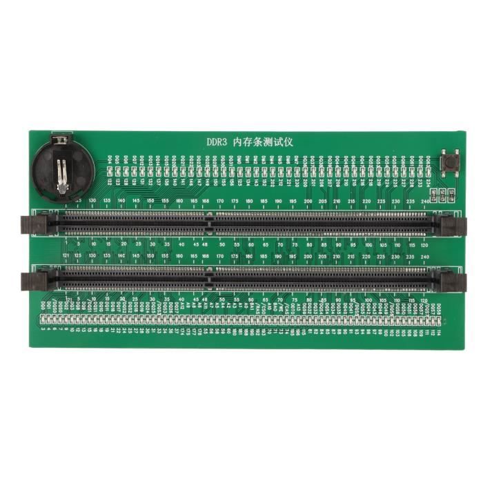 MAD Testeur de mémoire DDR3, carte de test de mémoire DDR3 avec 110 ...