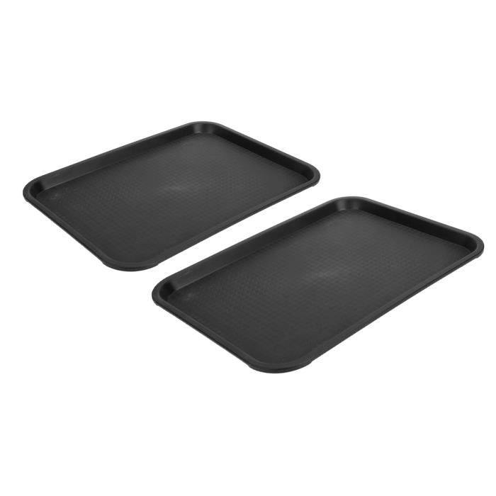 Hililand Plateau de déjeuner 2pcs plateau de nourriture ...