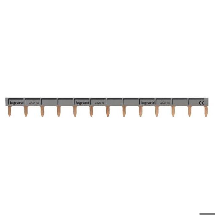 Peigne d'alimentation universel Phase + Neutre HX³ horizontale 1 P 13 modules - LEGRAND - 404926 ...