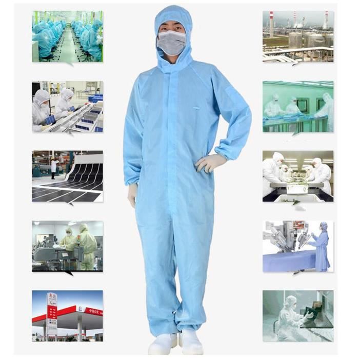 Combinaison d'isolement chimique Hazmat Suit Vêtements de protection ...