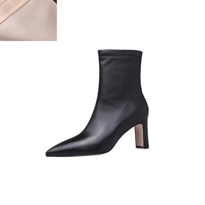 Bottines pour femmes modernes Sexy à talons hauts femme bottes ...