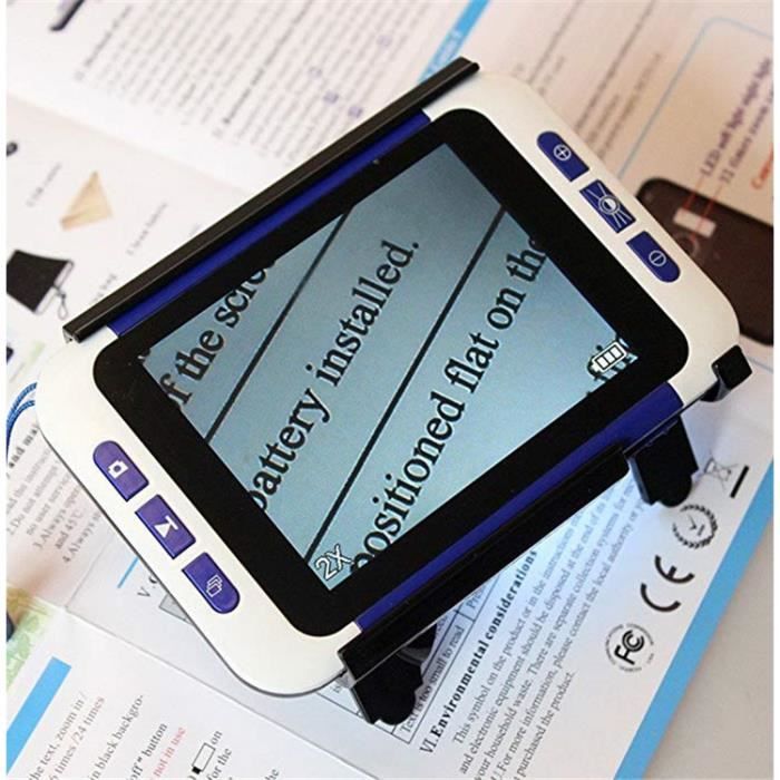 3.5 " LCD Lupa Lecture Electronique Loupe Numérique Basse Vision pour ...