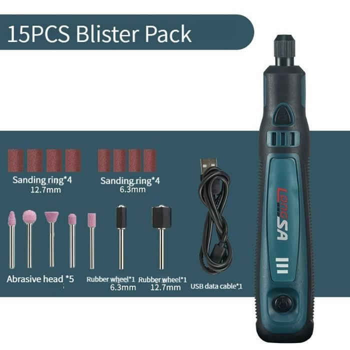 Stylo Graver Sans Fil Ensemble De Broyeur lectrique Rechargeable Mini Broyeur Micro Outil ...