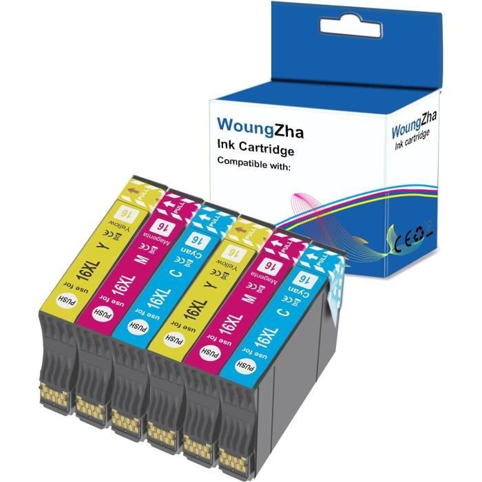 Teng 6Color 16Xl Cartouches D'Encre Compatibles Epson 16 Pour Epson ...