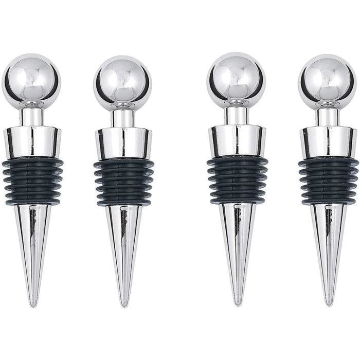 Bouchons de Vin,4 Pièces Bouchon De Bouteille Bouchon à Champagne pour ...