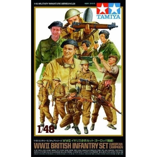 TAMIYA Maquette Infanterie britannique 1:48 - Plastique, Modèle 32526 ...