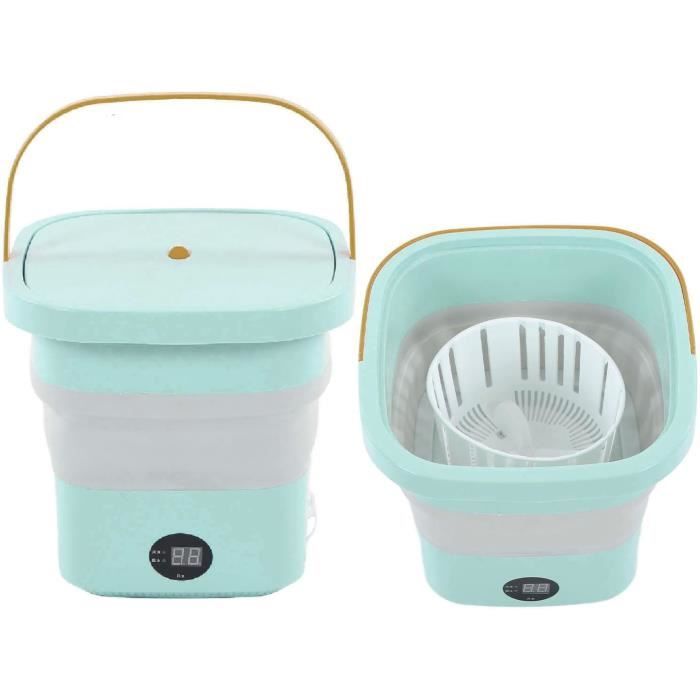 Mini Laveuse À Seau Portable 6L Machine À Laver Automatique Pliable ...