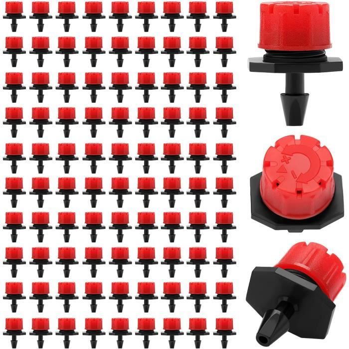 90 Pièces Goutteur Irrigation Réglable, Goutte À Goutte Dripper Micro ...
