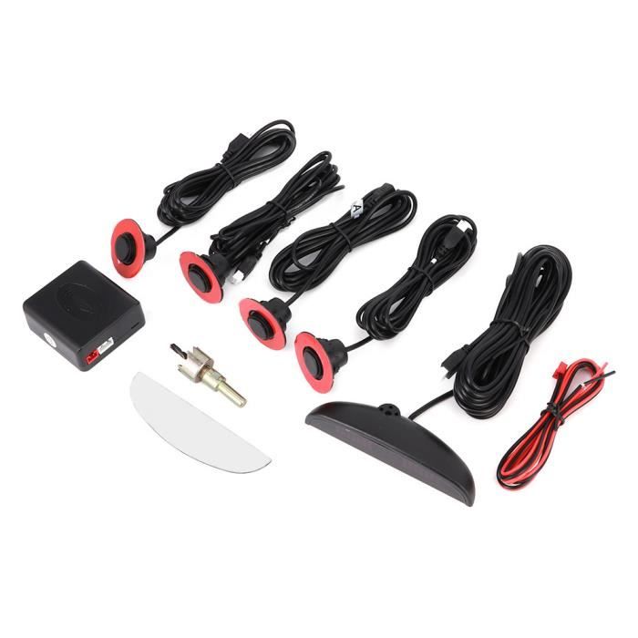 LEH kit d'alarme de recul Aide au stationnement de voiture avec 4 ...