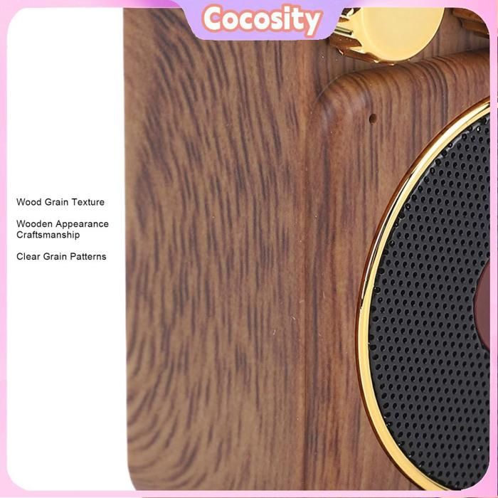 Haut-parleur de Musique Rétro, Haut-parleur Vintage Portable sans Fil ...