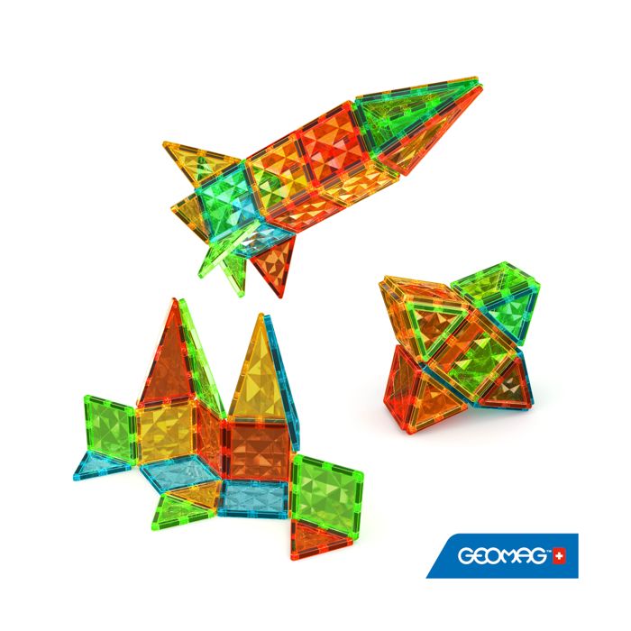 Tuiles magnétiques - GEOMAG - Tiles Gems 4101 - 32 pièces - Formes ...