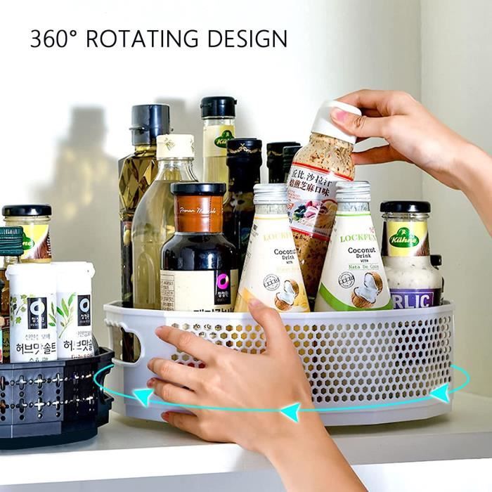 Plateau Tournant, Plateaux Tournants Rangement Rotatif 360° Étagère à ...