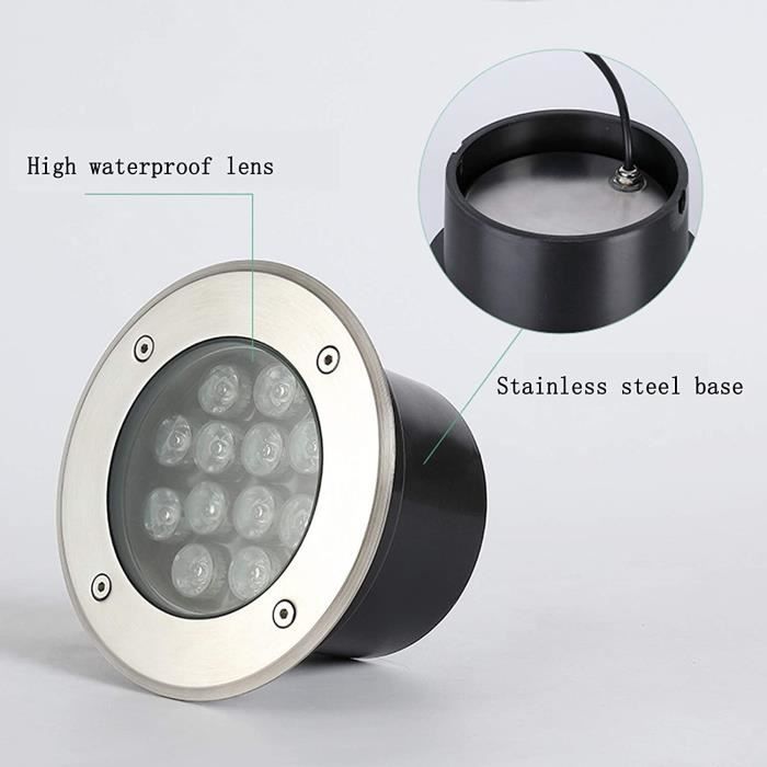 Étanche Spot LED Encastrable IP68 Pour Sous-marin Étang À Poissons ...