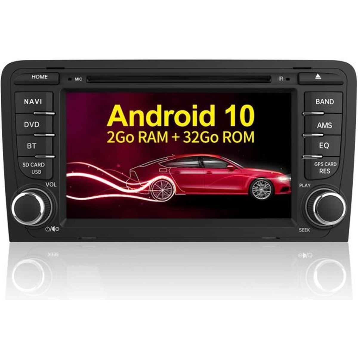 AWESAFE Autoradio pour Audi A3 8P S3 RS3 Sportback [2Go+32Go] Android 10 avec 7 Pouces Écran GPS ...
