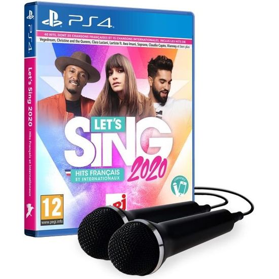 Let's Sing 2020 Hits francais et internationaux (2 mics) Jeu PS4 - Cdiscount Jeux vidéo