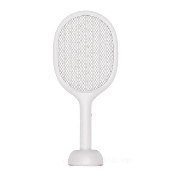 Blanc-SolGru- Raquette anti-moustiques verticale, aste par USB ...
