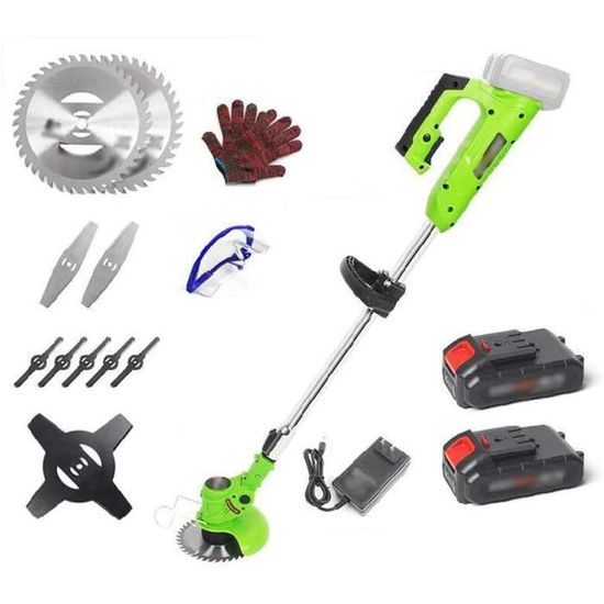 Coupe-Bordure sans Fil 12000 MAh Tondeuses à Gazon électriques 42V Coupe-Herbes sans Fil avec ...