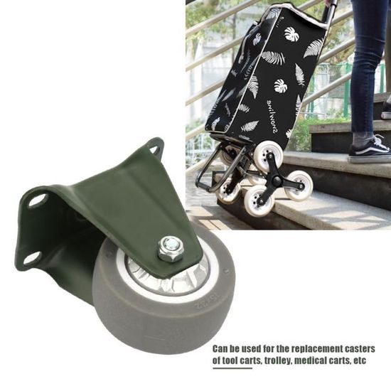 Roue De Chariot Support En Acier Au Manganèse Roulettes À Roulement De ...