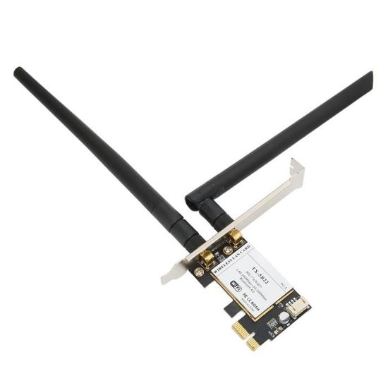 Carte Internet Sans Fil - PCIE - 2.4Ghz/5Ghz - 300Mbps - Haute ...