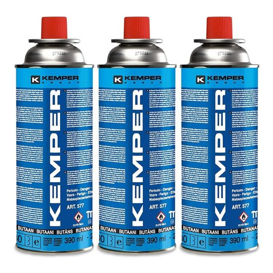 Cartouche gaz butane 220g Pack de 3 Bonbonnes de gaz UN2037 Bouteilles ...