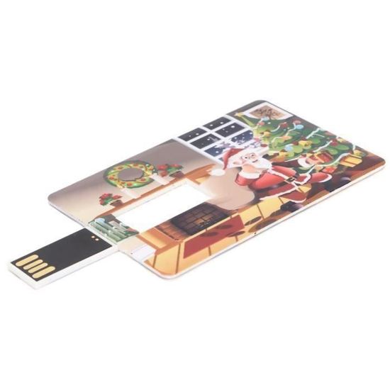 Fdit Clé mémoire Clé USB USB20 Mignon Drôle Père Noël Memory Stick ...