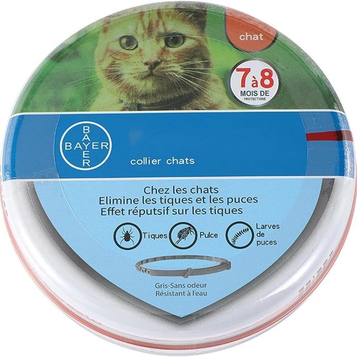 38cm Collier Anti-Puces ImperméAble– Collier Naturellement Ajustable ...