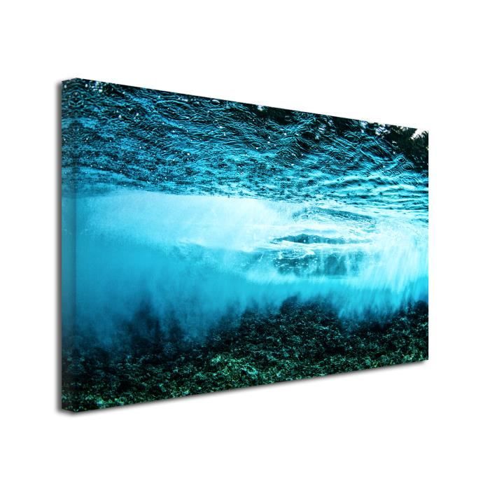 DECLINA, tableau toile océan, Tableau déco toile photo reef breaks ...