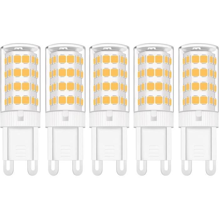 Ampoules LED G9 Blanc Chaud 2700K Lampe à économie d'énergie Angle de rayonnement 360° Lampe LED ...