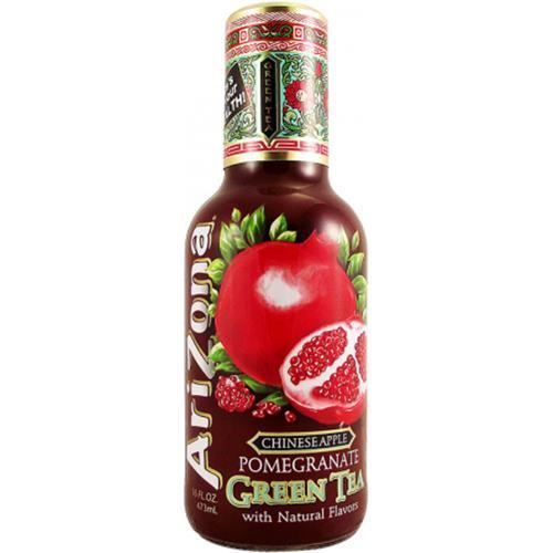 Arizona Green Tea with Chinese Apple, Pomegranate Flavour 16 FL OZ (473 ...