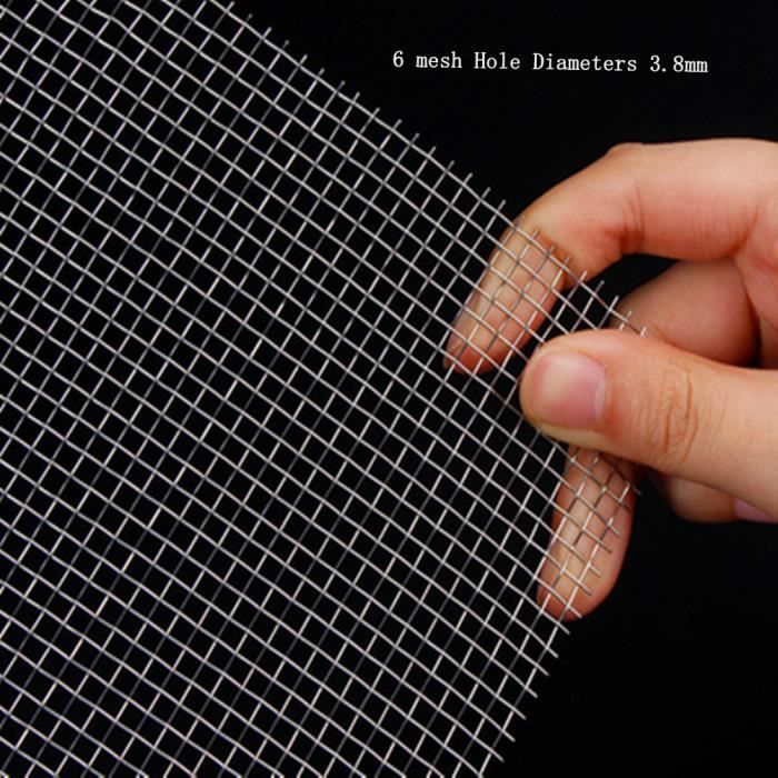 Couleur 6 Mesh 3800Micron taille 1 mètre par 1 mètre maille tissée d ...