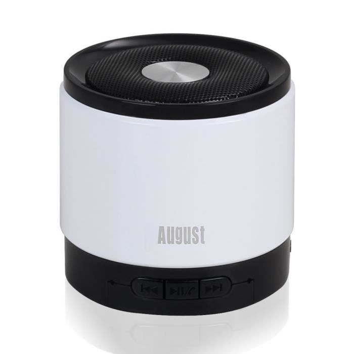Mini Enceinte Bluetooth 4.1 Portable Sans-Fil – August MS425 – Haut ...