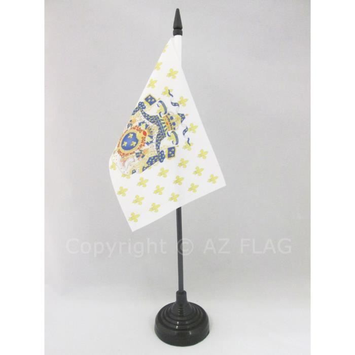 Drapeau de table Royaume de France Grandes Armes 15x10cm - royaliste ...