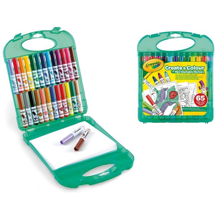 Malette de mini feutres - CRAYOLA - TOOPIZ-CR04-5227 - 25 mini ...