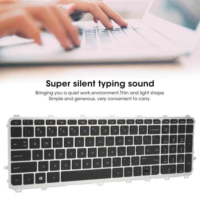 MAG Clavier portable avec cadre argenté adapté aux ordinateurs ...