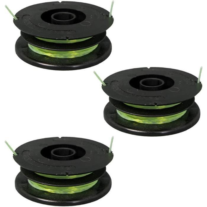 Bobines de rechange pour coupe-bordures IKRA - Lot de 3 bobines de fil DV-S - Longueur de fil 4m ...