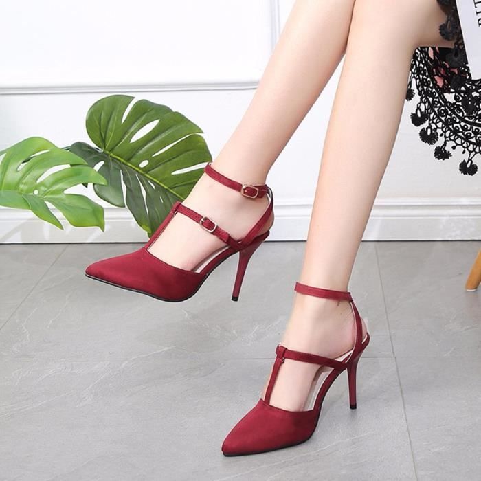 Mode féminine talons fins bout pointu talons super hauts chaussures de ...