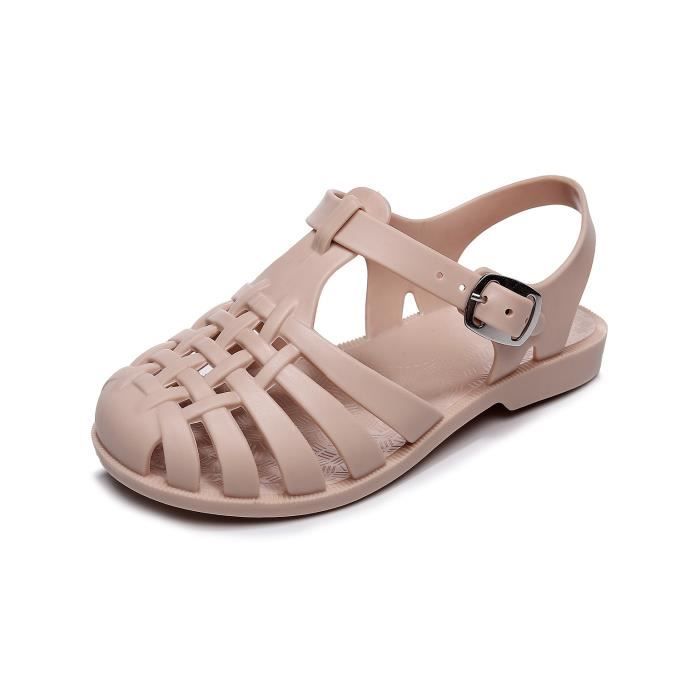 Sandales d'Été Souples et Antidérapantes pour Enfant - FUNMOON - Rose ...