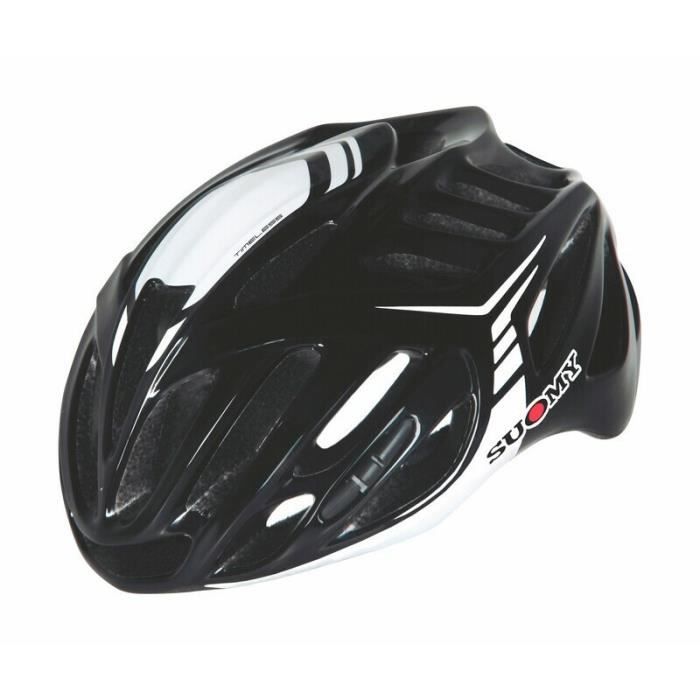 Casque vélo route Suomy Timeless - Noir/Blanc - Taille M (54/58 cm ...