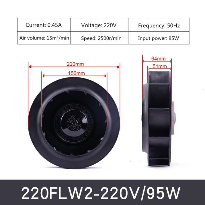 Ventilateur,Ventilateur centrifuge turbo de qualité industrielle,souffleur silencieux,220V ...