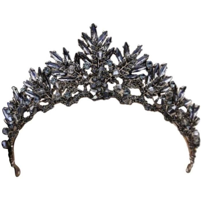 Frcolor 1 pc Vintage Baroque Couronne Alliage Coiffure Tiare De Mariée ...