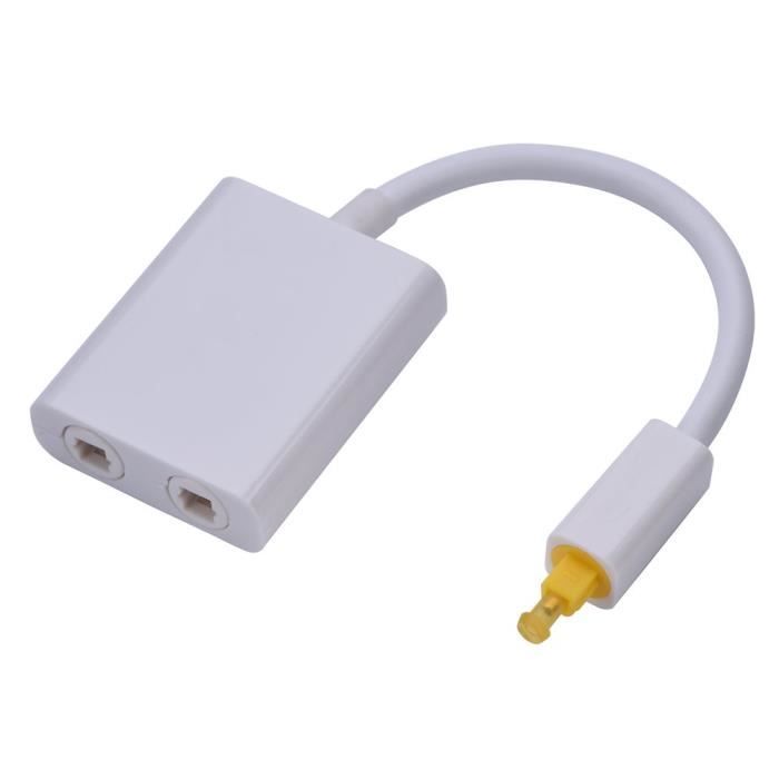 Cable Double Port, Adaptateur Audio Optique Num¡§|Rique Toslink ...