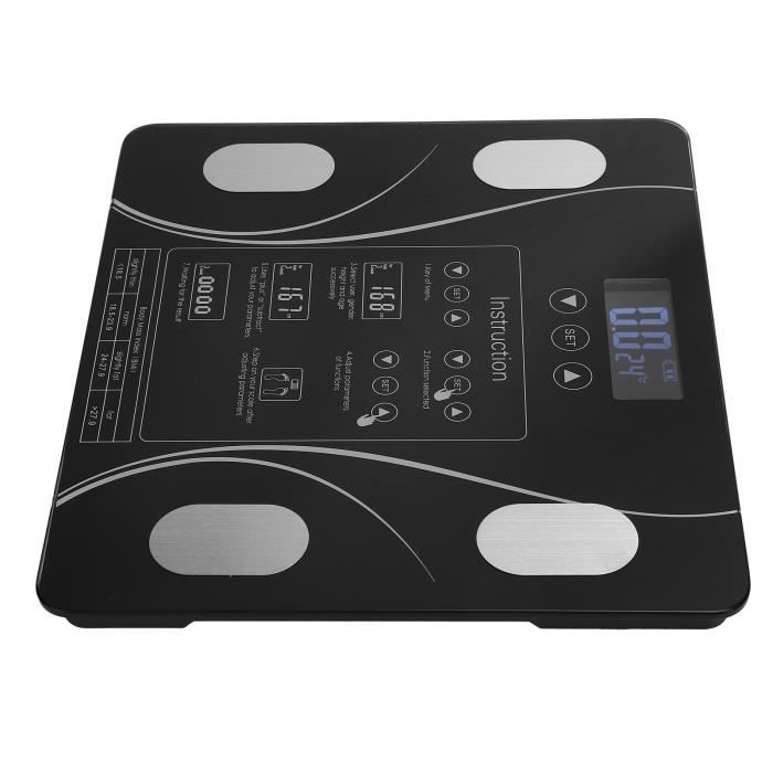 Zerone Pèse-personne Échelle de poids à la maison rechargeable par USB ...