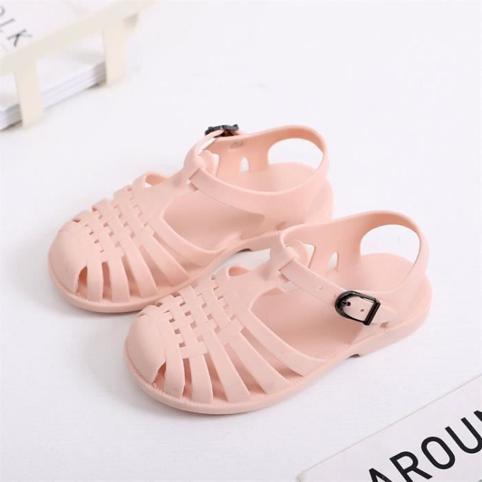 Sandales d'Été Souples et Antidérapantes pour Enfant - FUNMOON - Rose ...