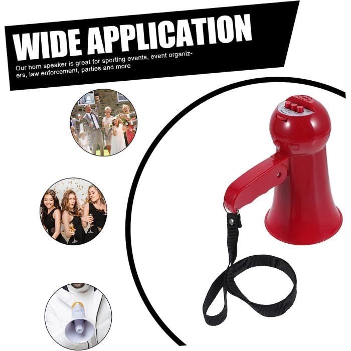Megaphone Mégaphones Réglables, Contrôle Du Volume, Haut-Parleur ...