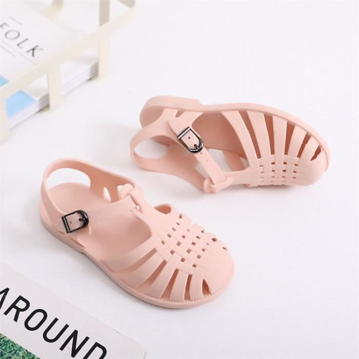 Sandales d'Été Souples et Antidérapantes pour Enfant - FUNMOON - Rose ...
