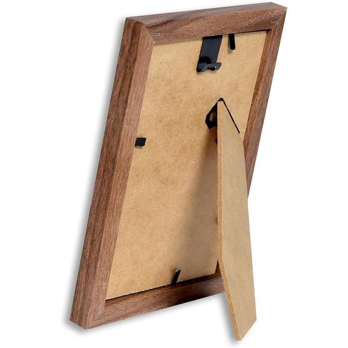Cadre Photo Klee 9X13 Cm En Marron-Cadre Photo Moderne Simple En Bois ...