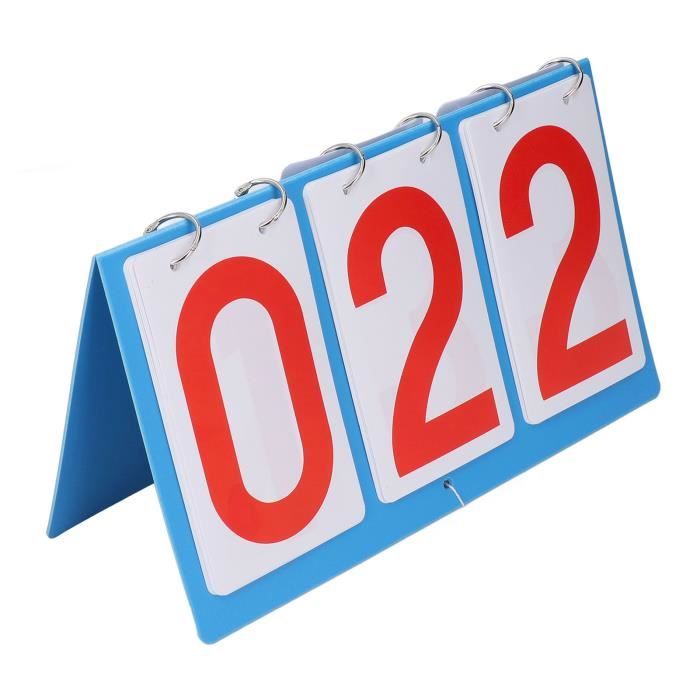 YOSOO Tabletop Flip Scoreboard Portable 3 Digit for Volleyball ...
