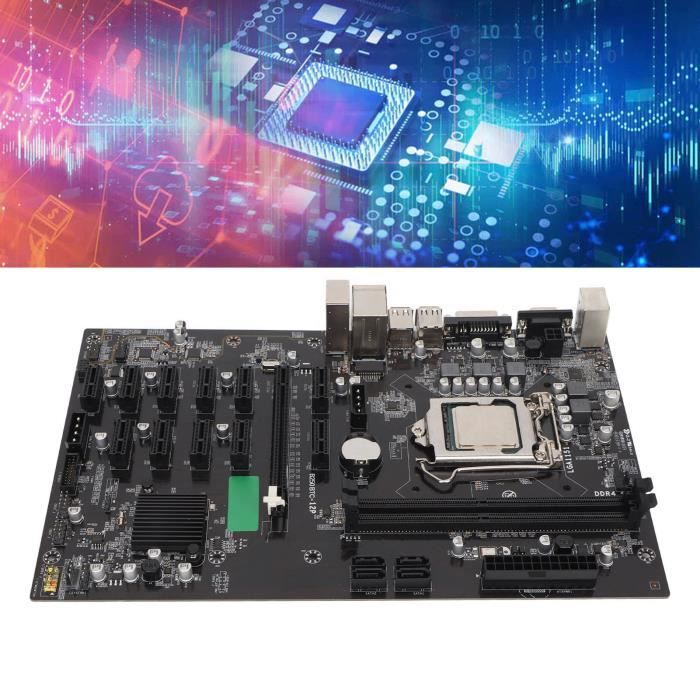 Carte mère B250B Carte Mère de Jeu B250B LGA 1151, Carte Mère de Jeu avec PCIe USB COM SATA VGA ...