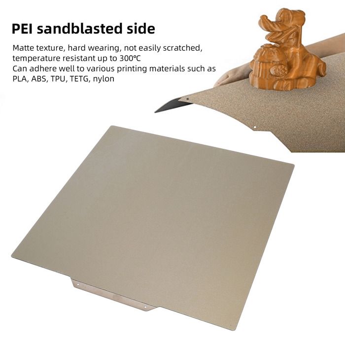 OMABETA Double Sided Plate PEI lisse texturé 250x250mm pour imprimante ...