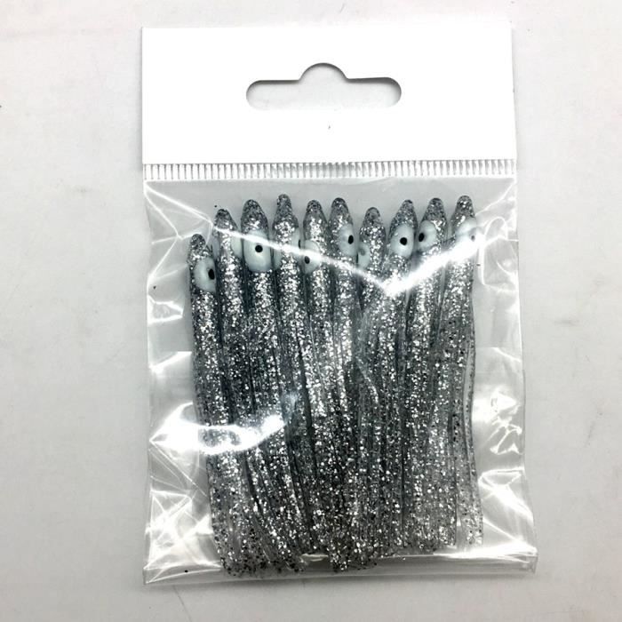 Pêche,Leurre en Silicone souple en forme d'aiguille pour la pêche en ...